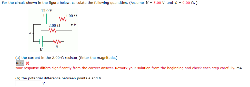 Solved For the circuit shown in the figure below, calculate | Chegg.com