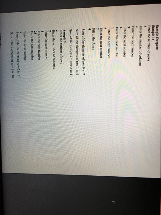 Solved Does anybody can follow the sample output to help | Chegg.com
