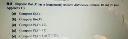 Solved Suppose that X has a (continuous) uniform | Chegg.com