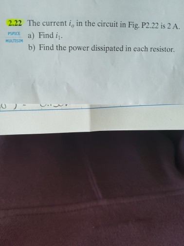 Solved (2.22 The current io in the circuit in Fig. P2.22 is | Chegg.com