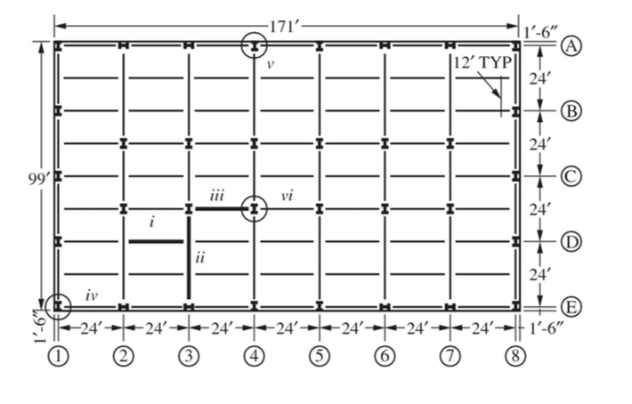 Solved The framing plan shown in the figure is for an | Chegg.com