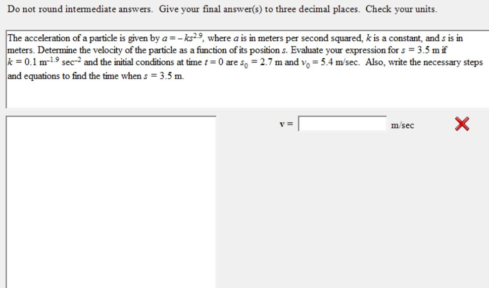 Solved Do not round intermediate answers. Give your final | Chegg.com