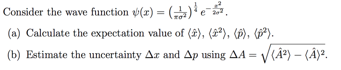 Solved Consider the wave function psi (x) = (1/pi | Chegg.com