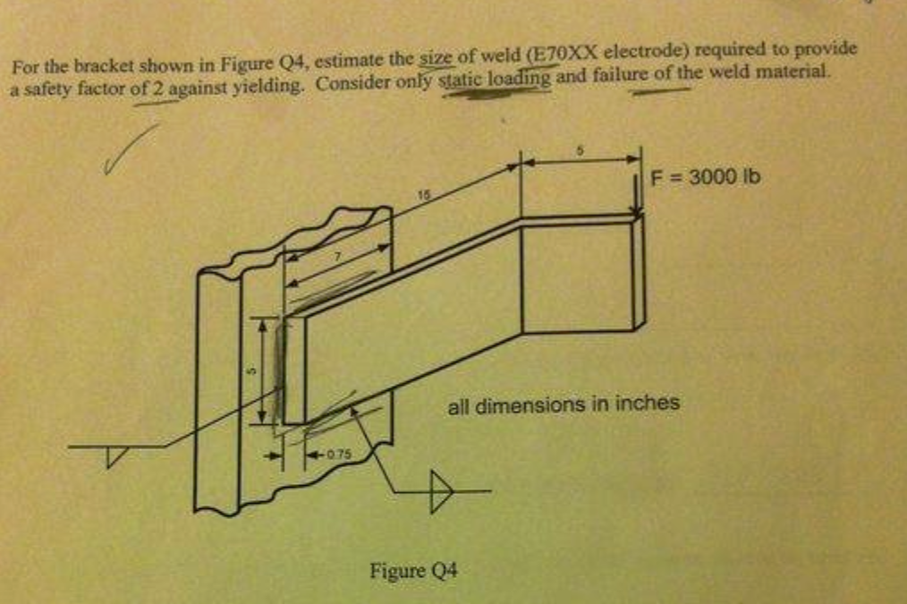 Solved Mechanical systems design Welding Refer to Shigley | Chegg.com