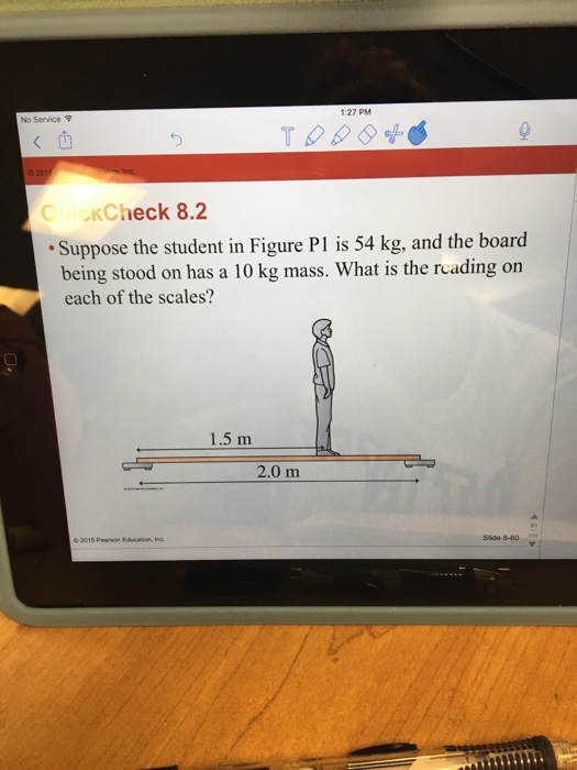 Solved Suppose the student in Figure P1 is 54 kg, and the | Chegg.com