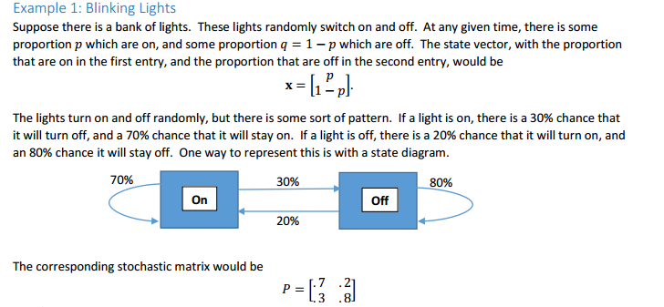 A steady-state vector (or equilibrium vector) for a | Chegg.com