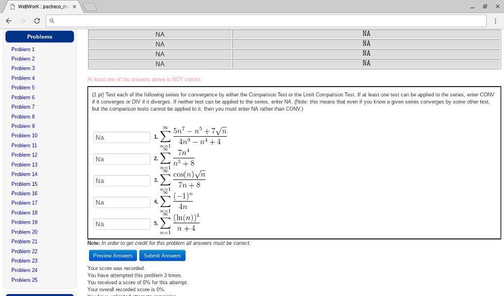 Calculus 2 Session 26 Comparison Test Limit Comparison Test Youtube