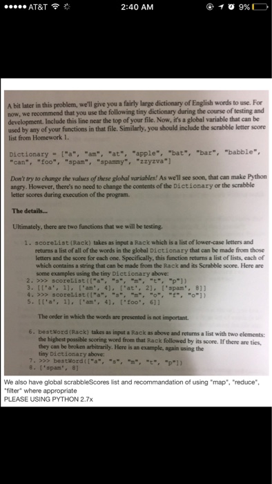 Solved A bit later in this problem, well give you a fairly | Chegg.com