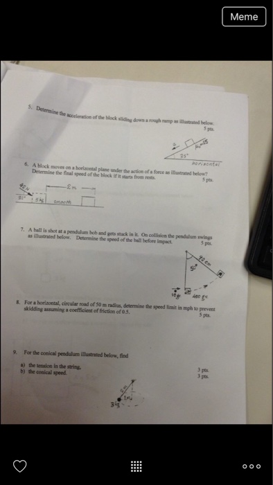 Solved Determine the acceleration of the block sliding down | Chegg.com