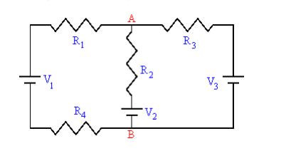 Solved 7) Consider the following circuit, where V1= 1 Volt, | Chegg.com