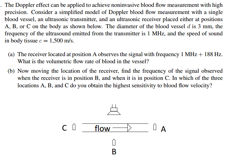 Solved The Doppler effect can be applied to achieve | Chegg.com