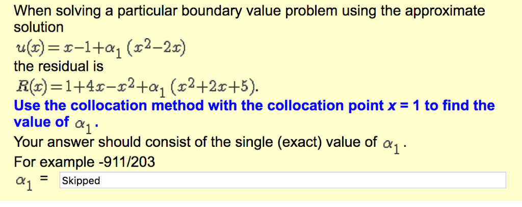 Solved When solving a particular boundary value problem | Chegg.com