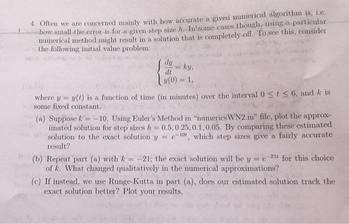 Solved Often we are concerned mainly with how accurate a | Chegg.com