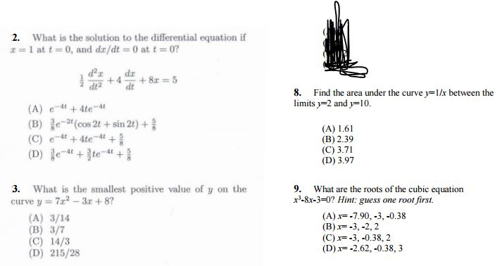 Solved What is the solution to the differential equation if | Chegg.com