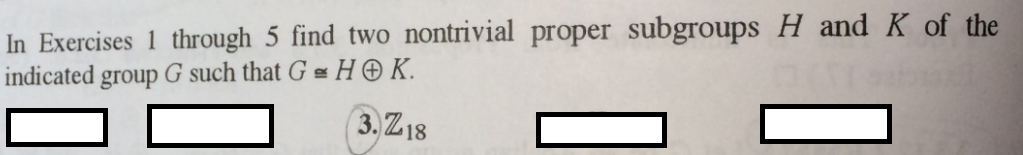 Solved In Exercises 1 through 5 find two nontrivial proper | Chegg.com