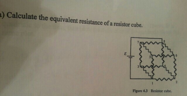 Solved Calculate the equivalent resistance of a resistor | Chegg.com