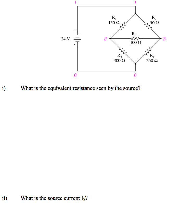Solved What is the equivalent resistance seen by the | Chegg.com