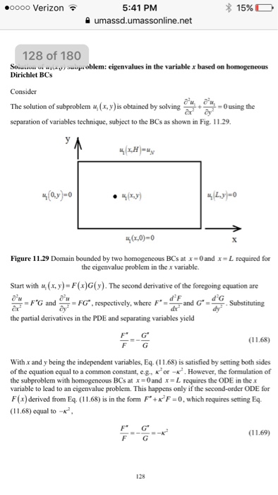 Solved .oooo Verizon 5:41 PM 15% D umassd.umassonline.net | Chegg.com