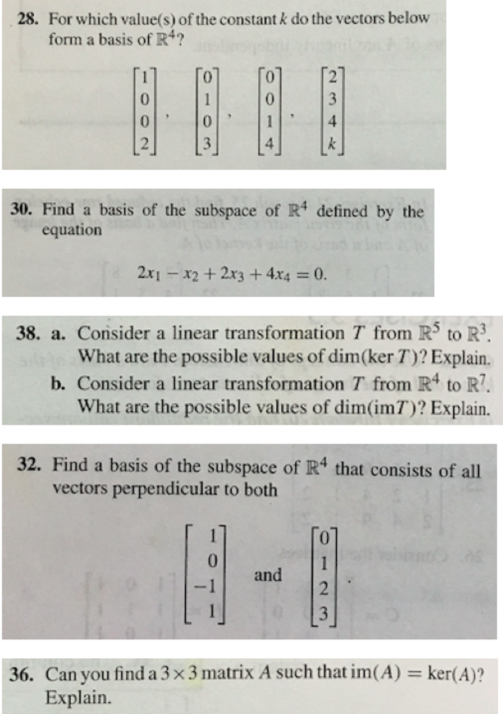 Solved For which value(s) of the constant k do the vectors | Chegg.com