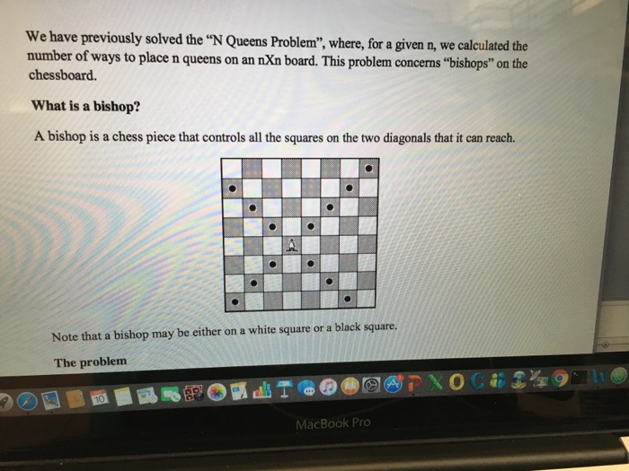 Solved We have previously solved the "N Queens Problem", | Chegg.com