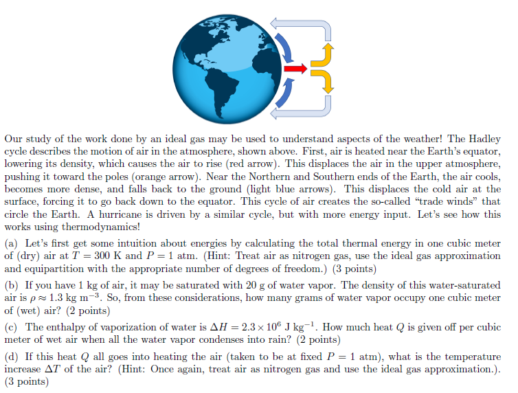Our study of the work done by an ideal gas may be | Chegg.com