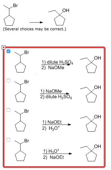 Solved Br OH (Several choices may be correct.) Br OH 1 | Chegg.com Solved Br OH (Several choices may be correct.) Br OH 1 | Chegg.com