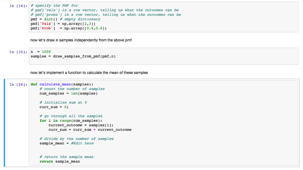 Solved 1.A Given a PMF use the same data structure from HW2 | Chegg.com