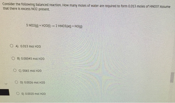 Solved Consider the following balanced reaction. How many | Chegg.com