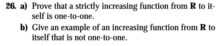 Solved Prove that a strictly increasing function from R to | Chegg.com
