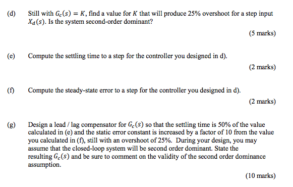 Solved Consider the spring-mass-damper system shown in | Chegg.com