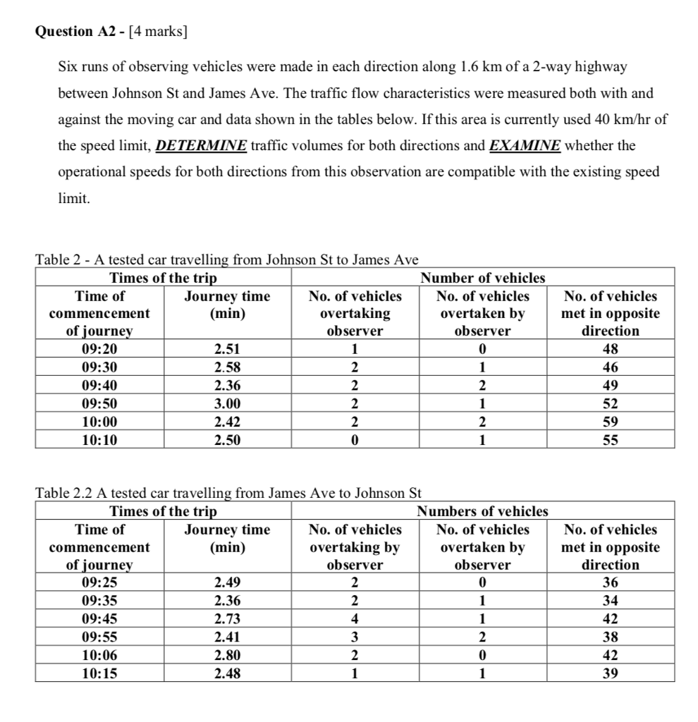 Solved Question A2 - [4 marks] Six runs of observing | Chegg.com
