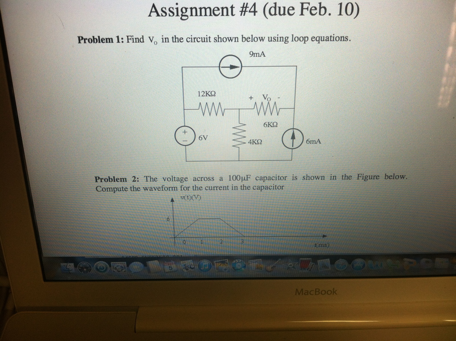 Solved Find V0 in the circuit shown below using loop | Chegg.com