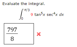 Solved Evaluate the integral Integrate limit between 0 to | Chegg.com
