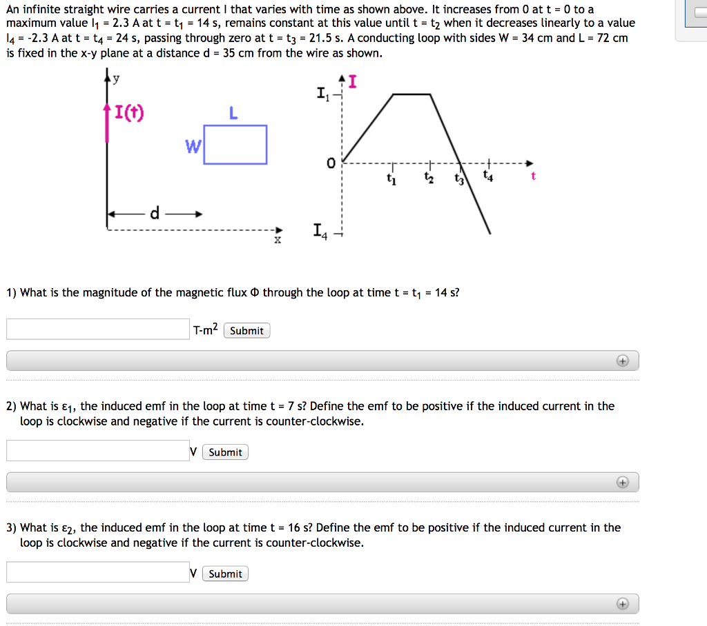 Solved An infinite straight wire carries a current l that | Chegg.com