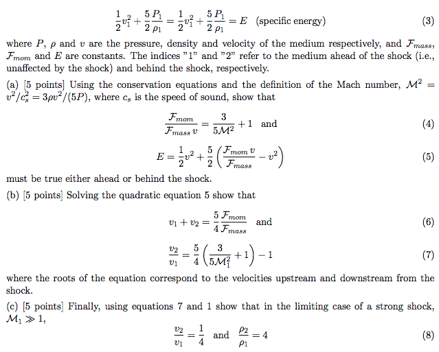 Solved This is a problem about jump conditions that can be | Chegg.com