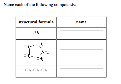 Solved Name each of the following compounds: | Chegg.com