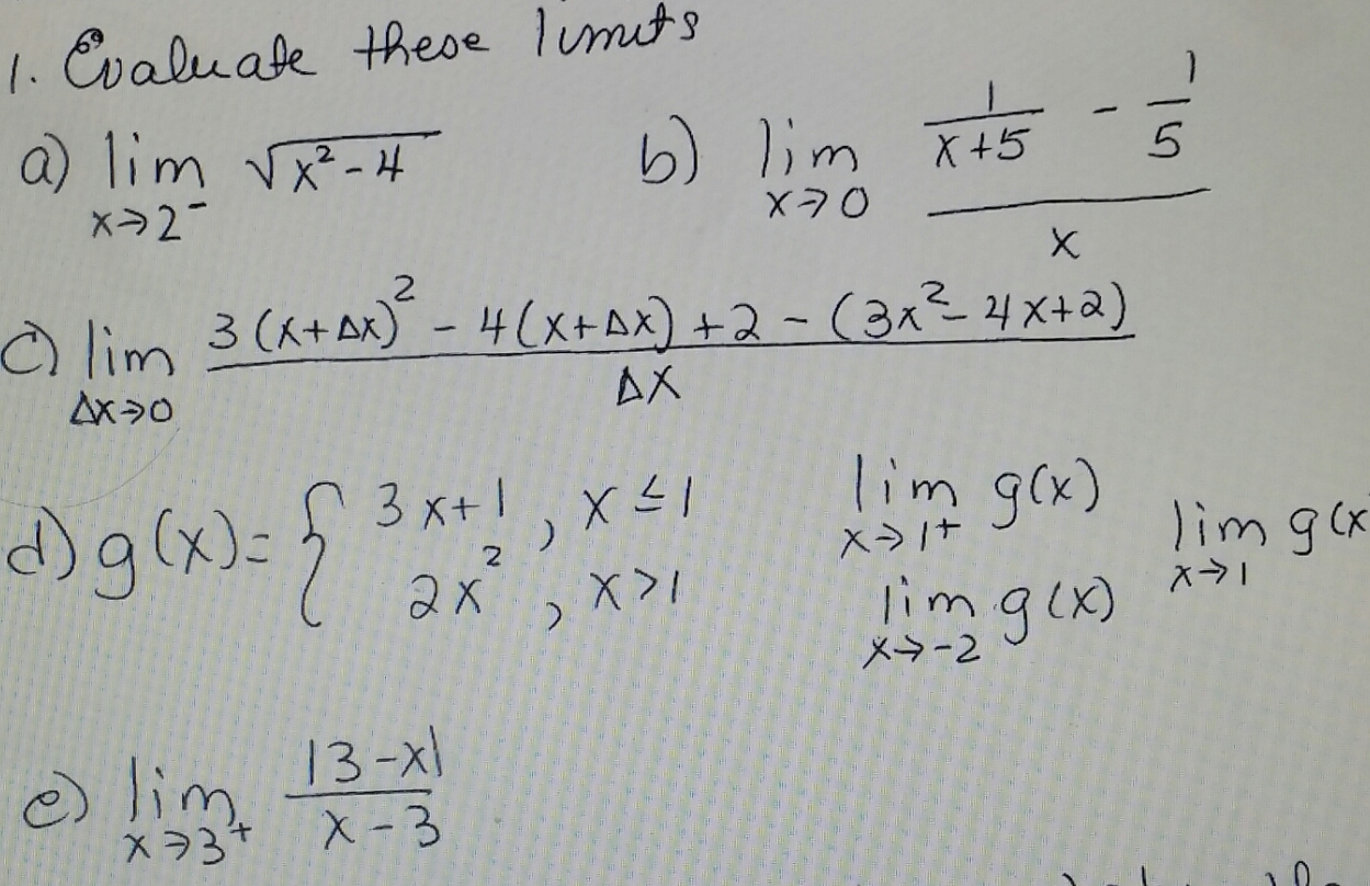 Solved Evaluate these limit? | Chegg.com Solved Evaluate these limit? | Chegg.com