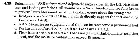 Solved Determine the ASD reference and adjusted design | Chegg.com
