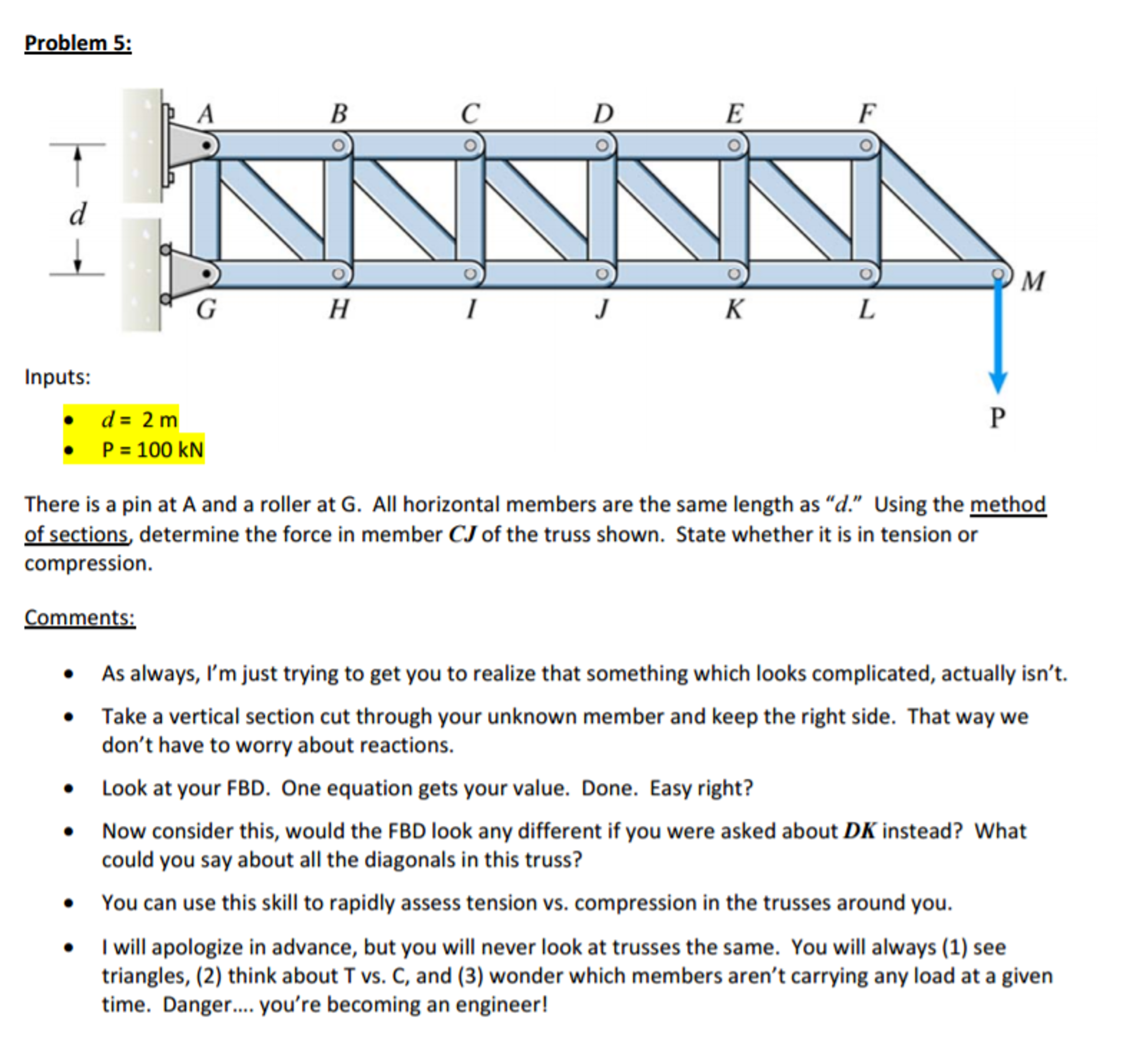Solved Every problem must have accompanying FBD's. Any | Chegg.com