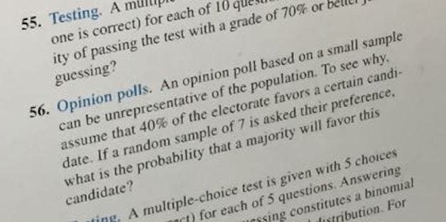 Solved Opinion polls. A opinion poll based on a small sample | Chegg.com