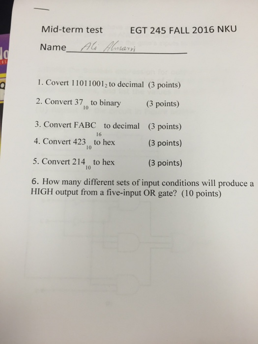 Solved Covert 11011001_2 to decimal Convert 37_10 to binary | Chegg.com