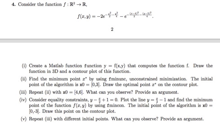 Solved Consider the function f: R^2 rightarrow R, f(x, y) = | Chegg.com