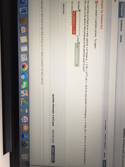 Solved Two particles are fixed to an axis: particle 1 of | Chegg.com