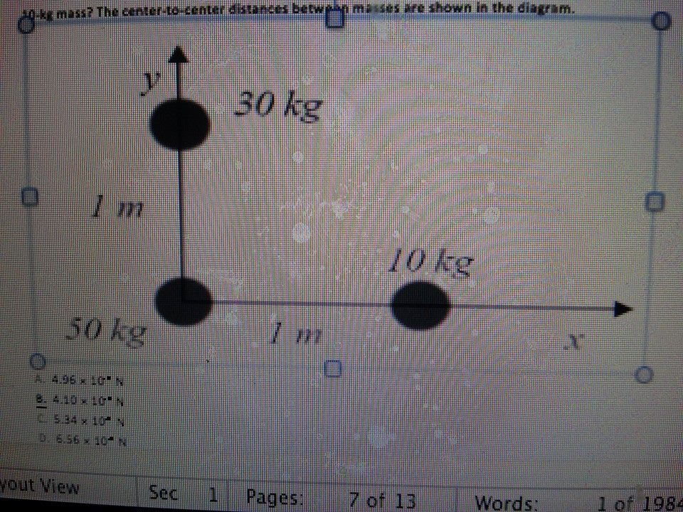 Solved The figure shows a system of three masses. What is | Chegg.com