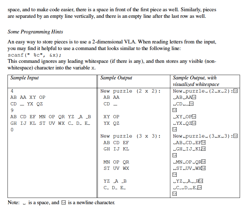 Problem C Square Letter Puzzles Joe Coder Is