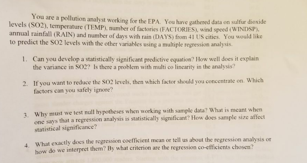 Question 1 Model Summary Adjusted R Std. Error of the | Chegg.com