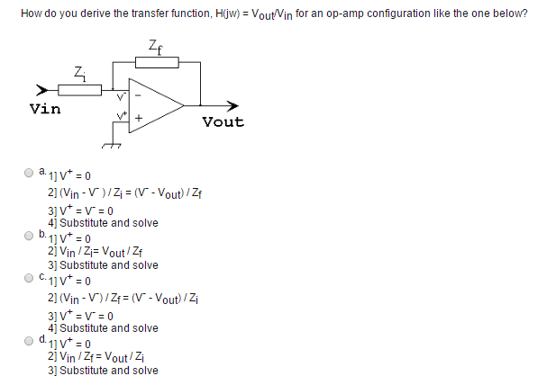 Solved How do you derive the transfer function, H(jw) = | Chegg.com