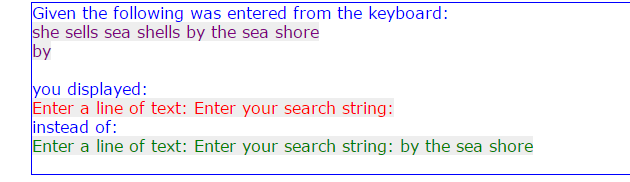 Solved 816 Searching For Substrings Write A Program That