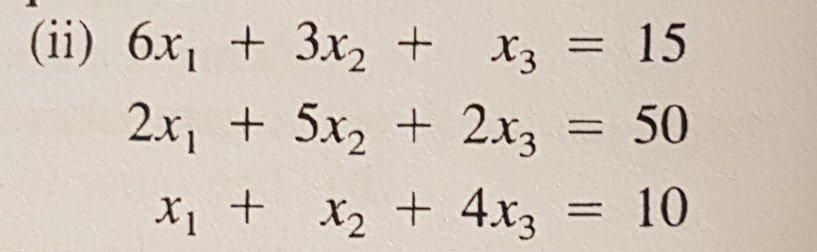 Solved 12. In the two systems of equations in Exercise 11, | Chegg.com