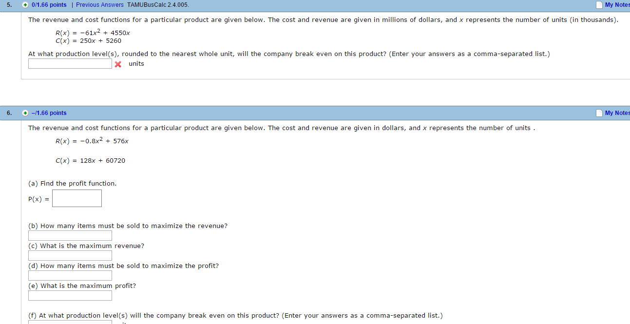 Solved The Revenue And Cost Functions For A Particular Chegg solved-the-revenue-and-cost-functions-for-a-particular-chegg
